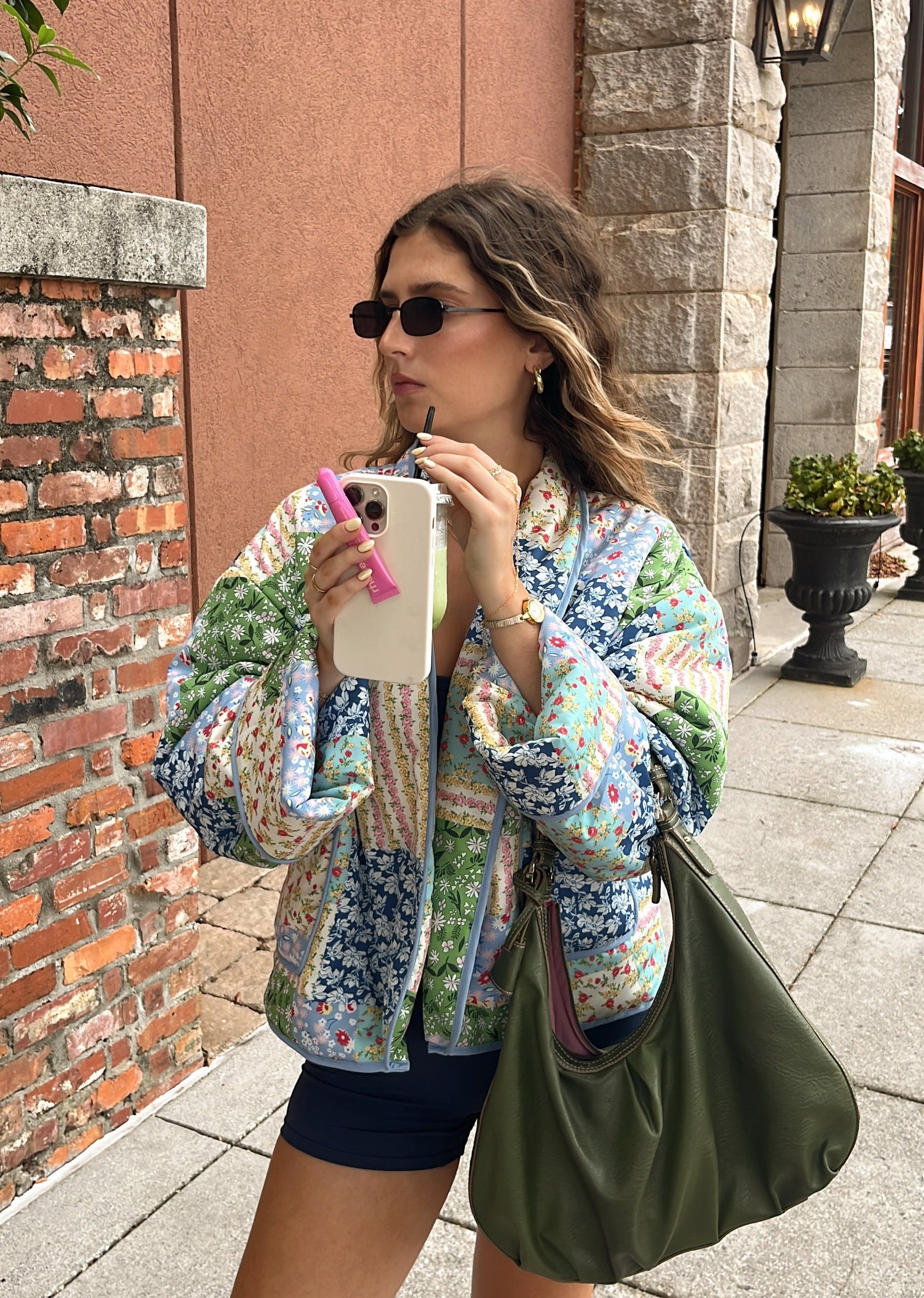 'Eloise' Patchwork Puffer Jacket - RESTOCK – Kindred Grove Apparel